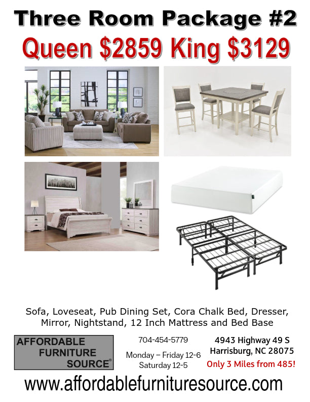 3 Room Furniture Packages – Affordable Furniture Source
